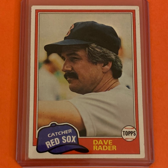 Topps | Toys | Dave Rader 378 981 Topps Baseball Trading Card | Poshmark